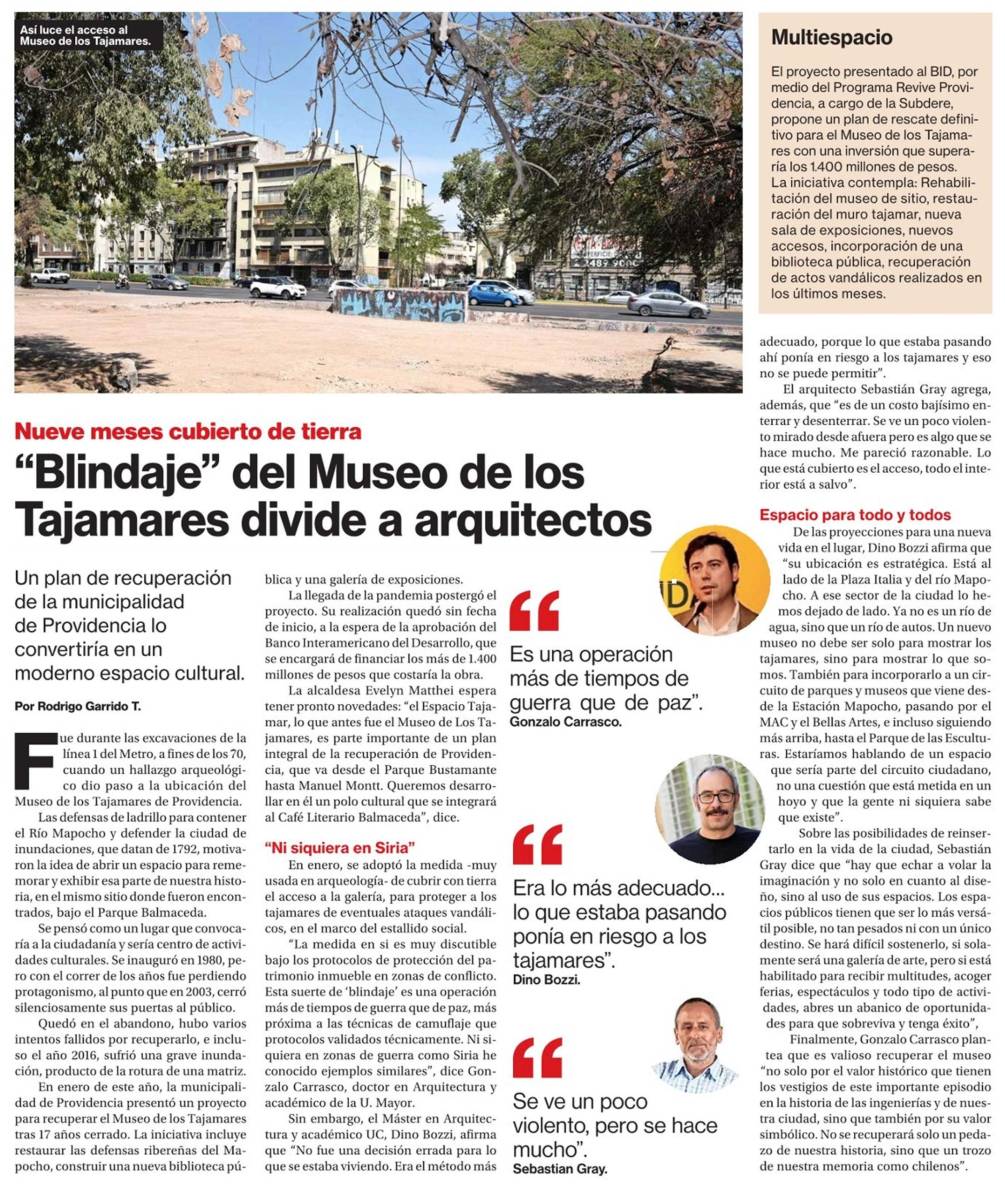 “Blindaje” del Museo de los Tajamares divide a arquitectos - Facultad ...