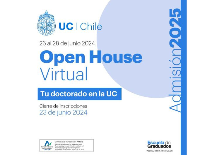 Open House Virtual 2024: explorando las opciones de estudiar un doctorado en la UC - Facultad de ...